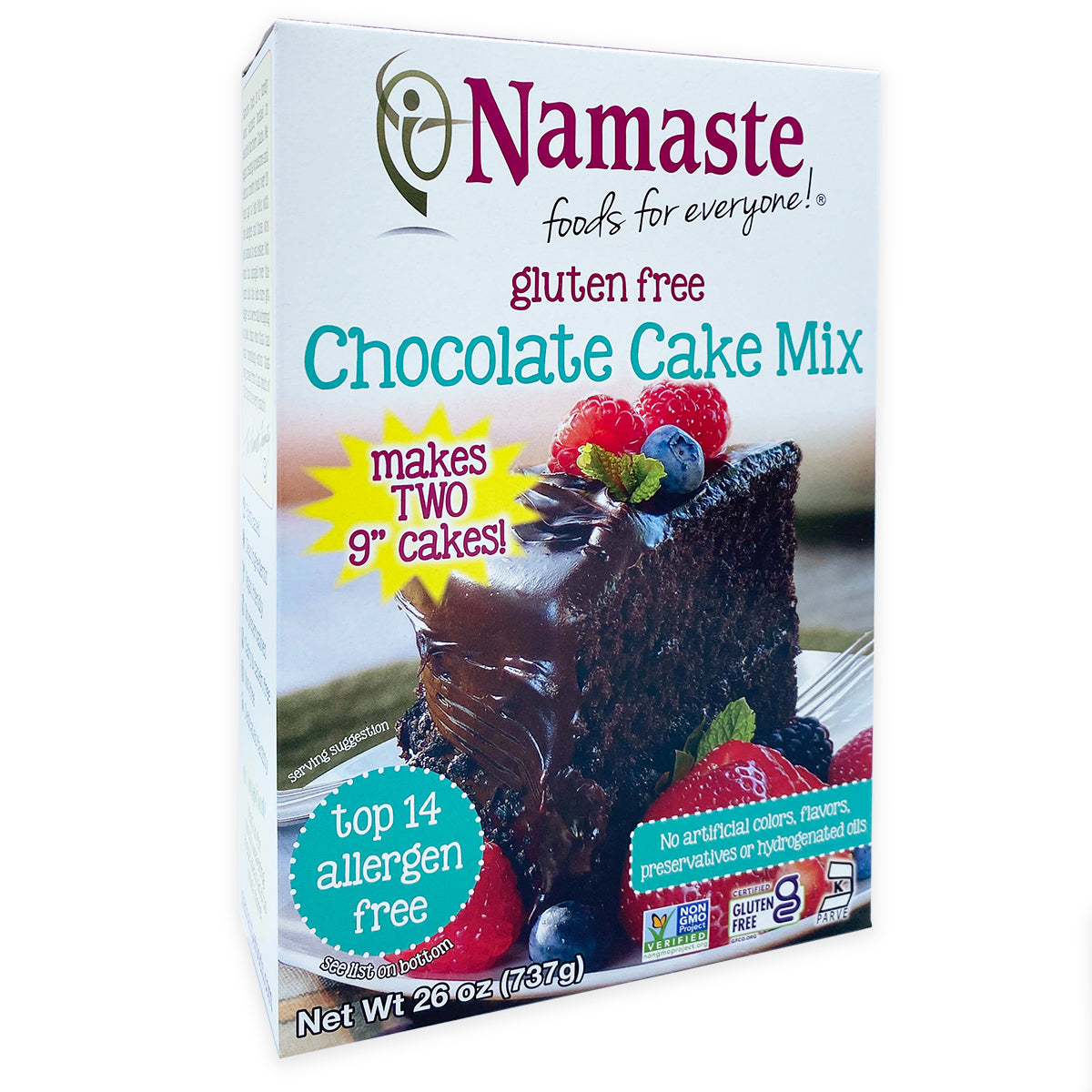 Chocolate Cake Mix, 26 oz – Namaste Foods