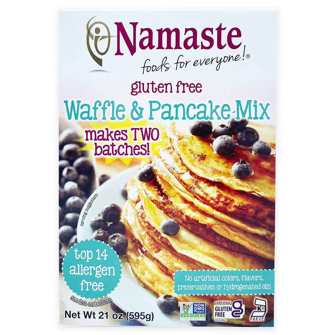 Waffle & Pancake Mix, 21 oz – Namaste Foods